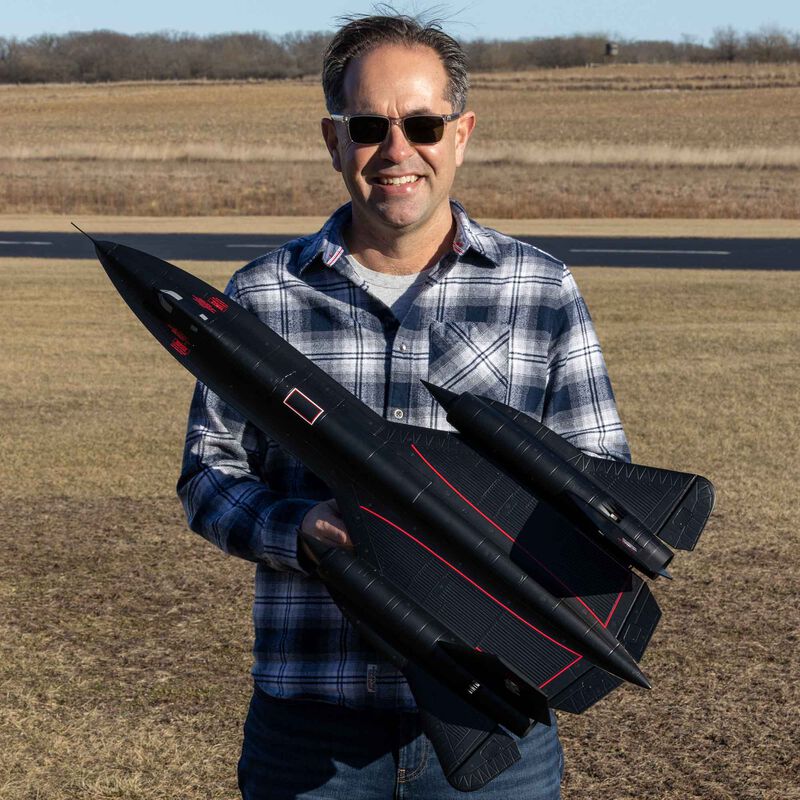SR-71 Blackbird Twin 40mm EDF BNF Basic with AS3X and SAFE Select by E ...