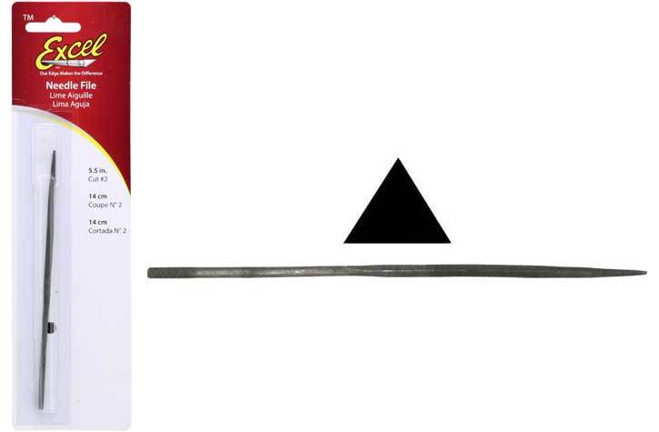 Excel Needle File Triangle – The Hobby Warehouse Ltd