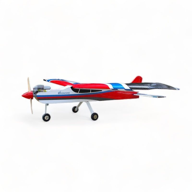 Boomerang V2 Trainer 61" wingspan - .46 glow engine or 10cc gas White ...