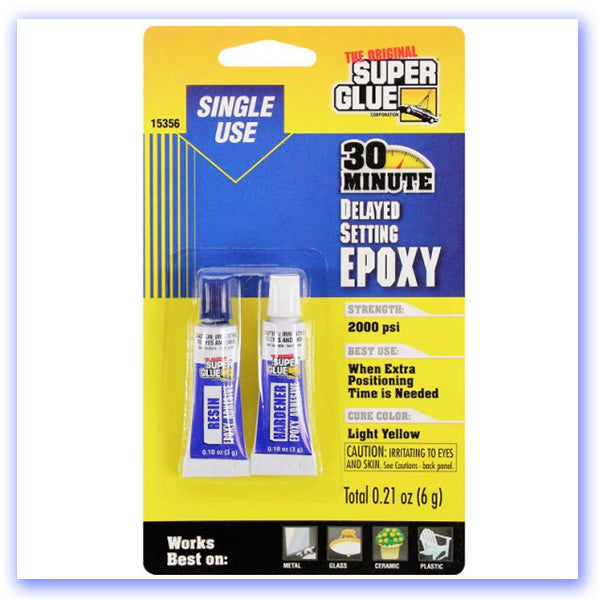 Superglue 30 min Epoxy(6gm) – The Hobby Warehouse Ltd